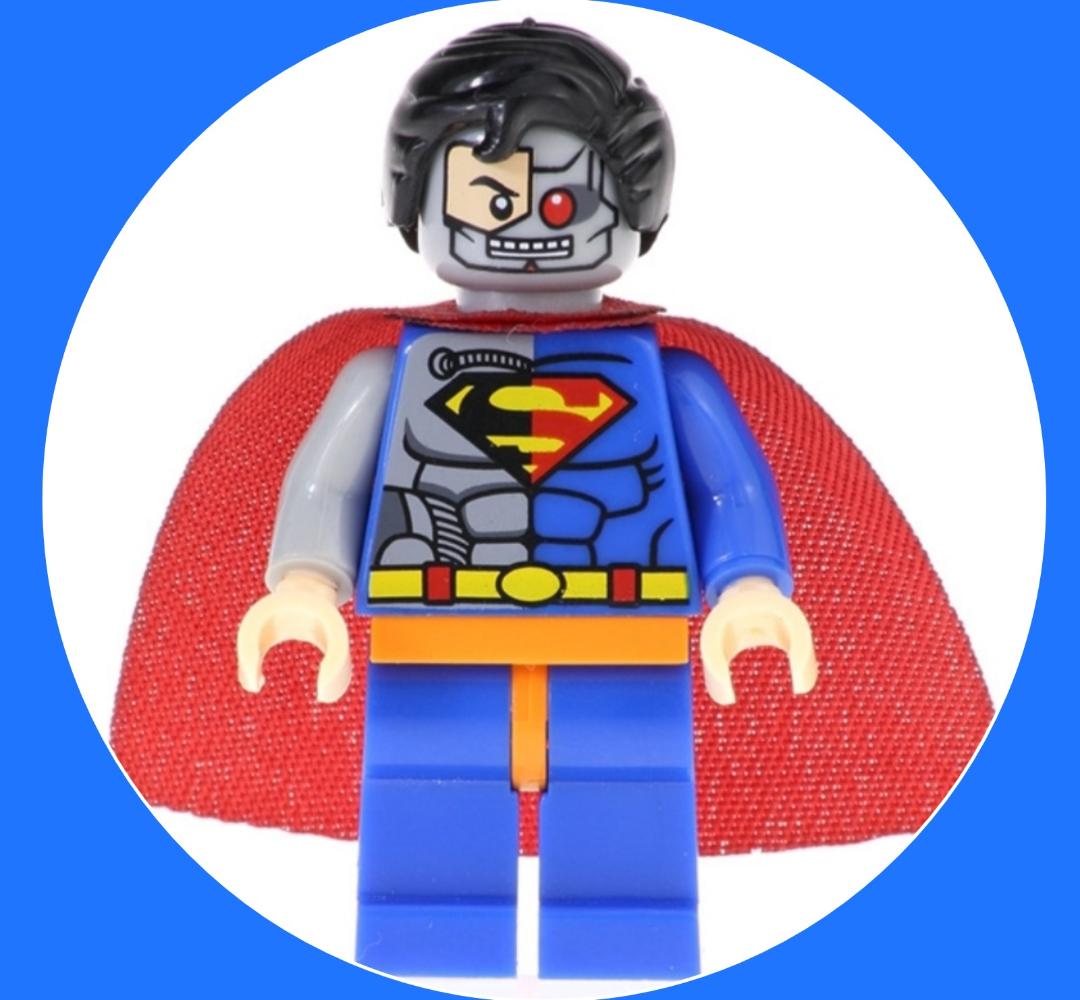 Lego Cyborg Superman Decals