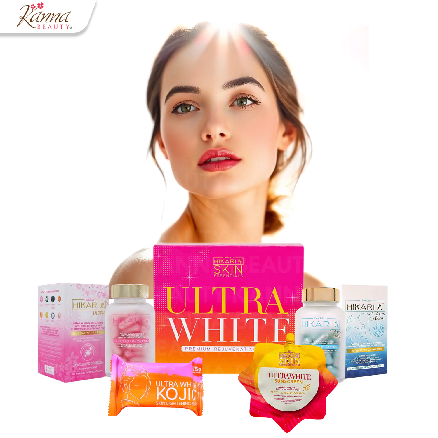 Hikari UltraWhite Sunscreen 50ML for all skin type, whitening ...