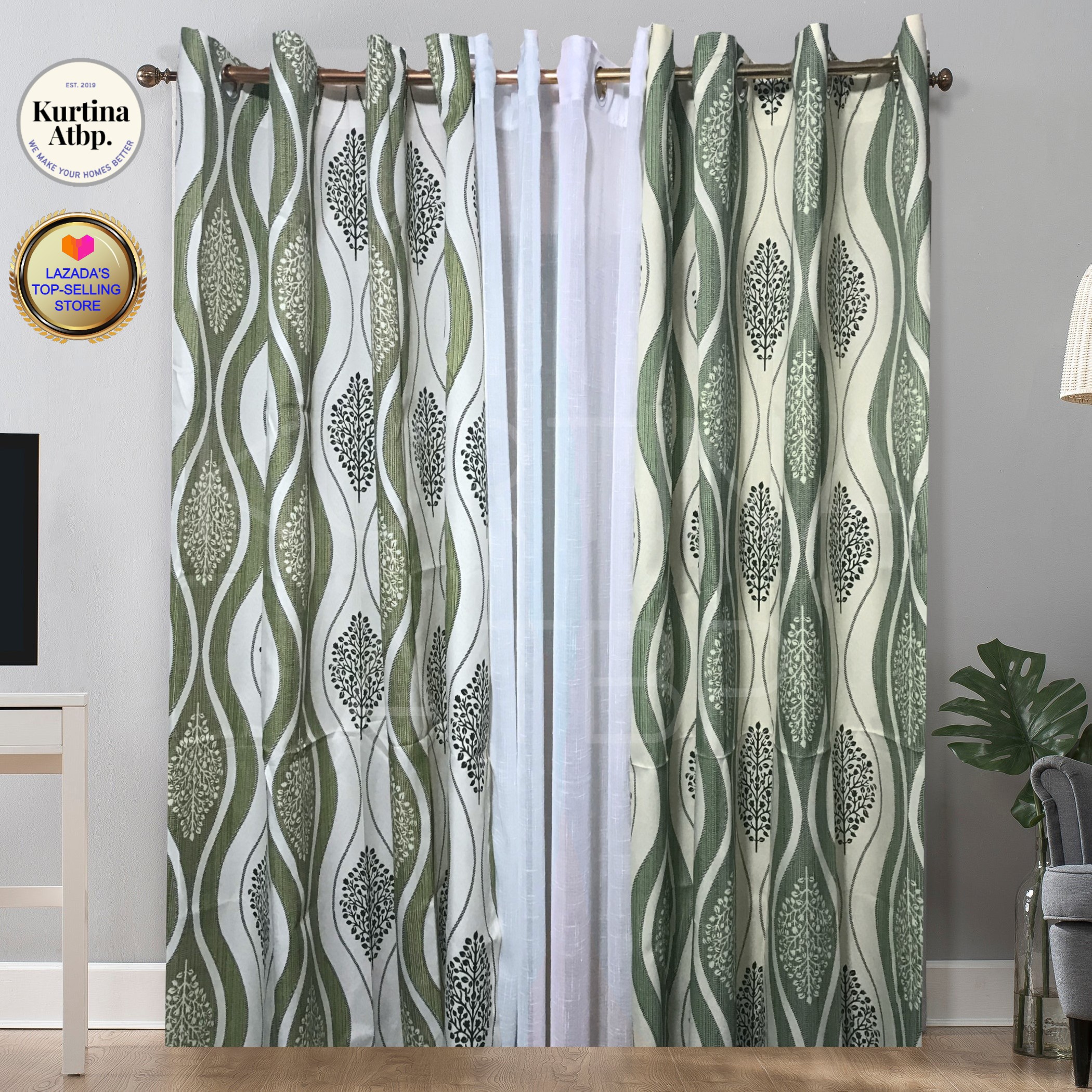Shop Sylvia Curtain online | Lazada.com.ph