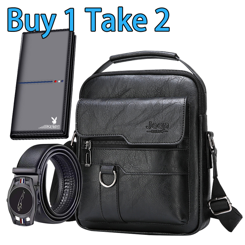 Shop Leather Jeep Buluo Bag For Men with great discounts and prices ...