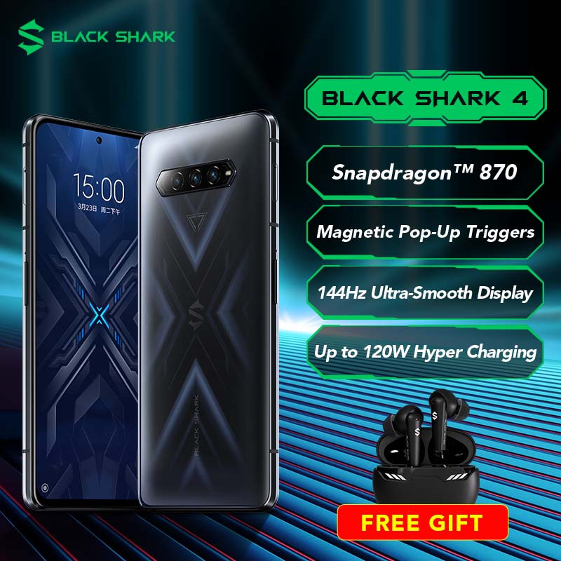Xiaomi Black Shark 4 original cellphone 12+256 Global Version 5G Gaming ...