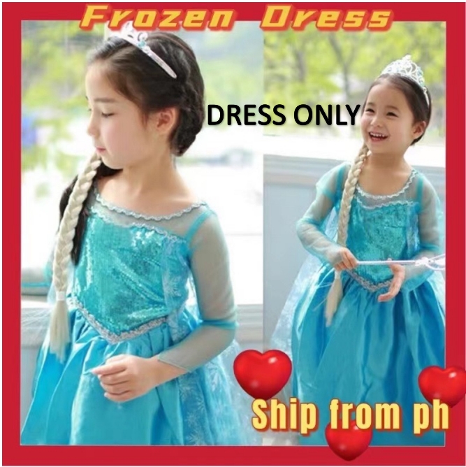 Buy Frozen 2 Elsa Costume Dress online | Lazada.com.ph