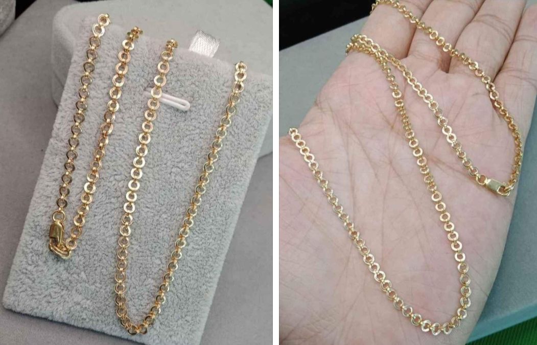 VangieCreations 10K BARBADA CHAIN NECKLACE FOR MEN AND WOMEN NECKLACE Lazada Lazada PH