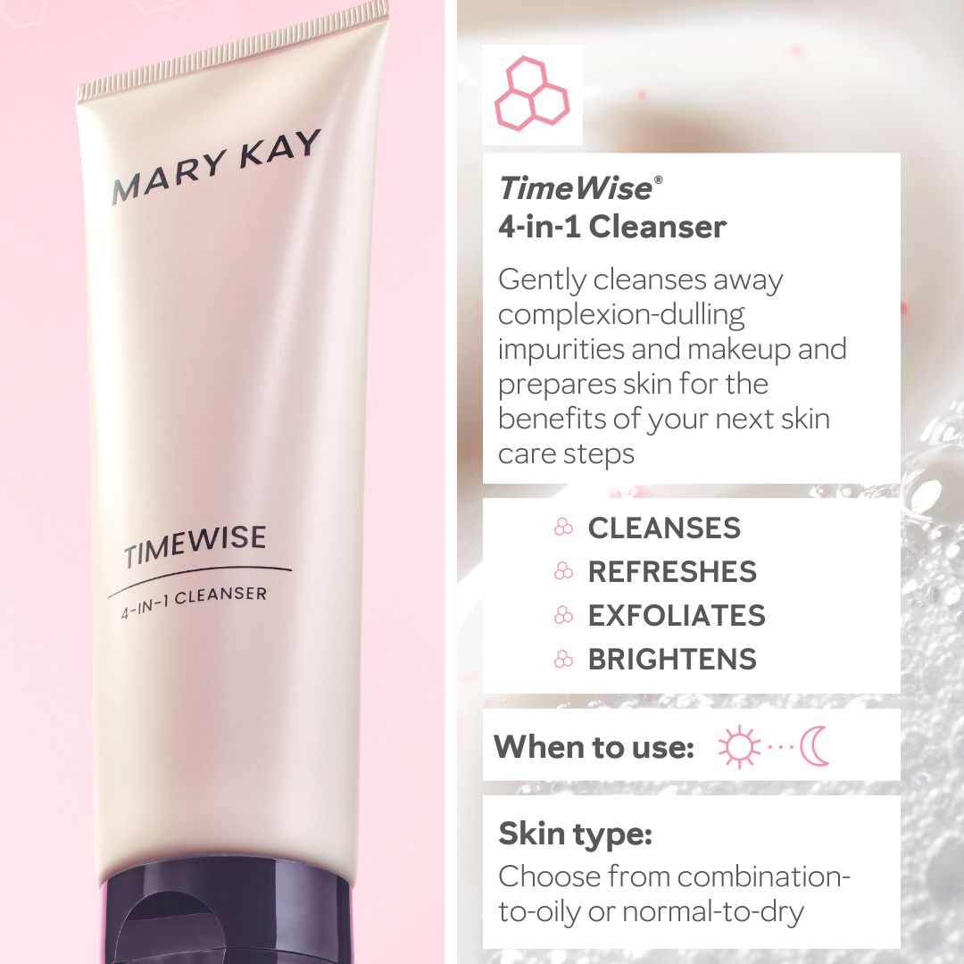 Mary Kay TimeWise 4in1 Cleanser Combination to Oily Gentle Exfoliating Cleanser Skin Revitalizing Cleanser Non Drying Cleanser Lazada Lazada PH