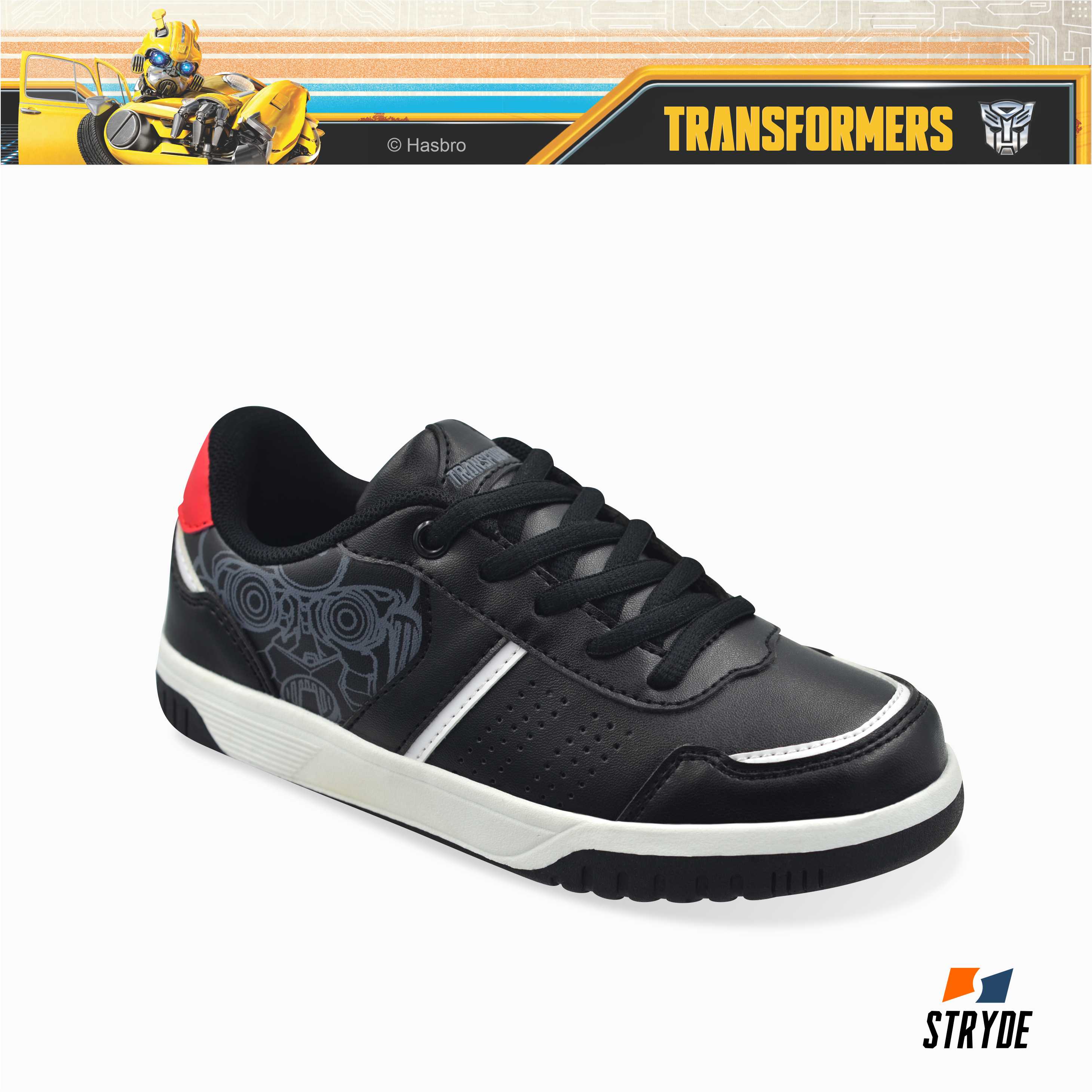 Hasbro Transformers Sneakers for Kids Boys Grappler Black Unisex Lace Up Kids Sneakers Plastic Low Top Kids Shoes Casual Kids Sneakers 6 10Yrs Local Supplier Warranty Kids Shoes Lazada Lazada PH