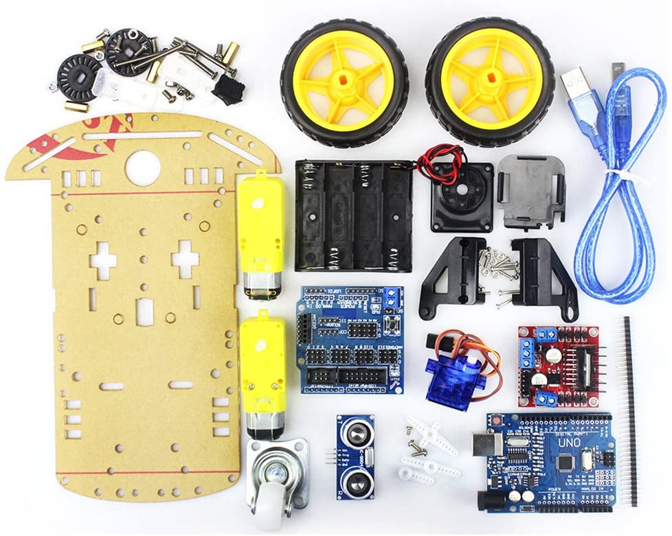 BO Motor, BO Wheel Arduino UNO R3 With Jumper Wires 60 Pcs,, 55% OFF