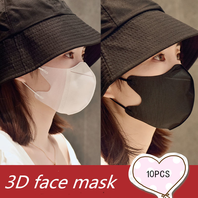 3D Face Mask 10Pcs Korean 3D Face-lifting Butterfly More Effectively ...