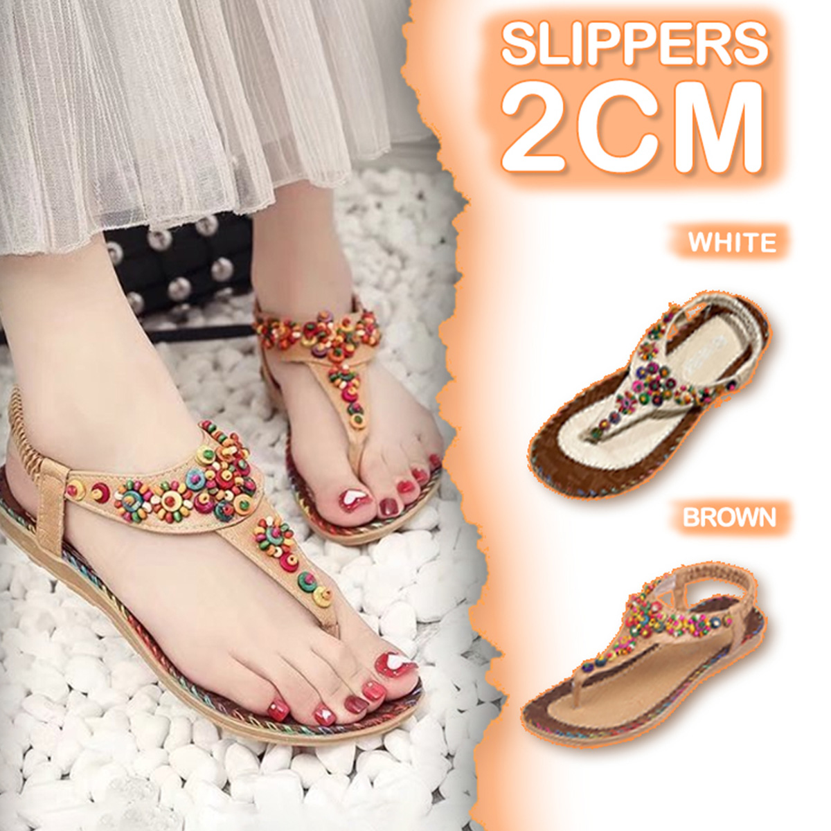 Buy Boho Flat Sandals For Women online | Lazada.com.ph