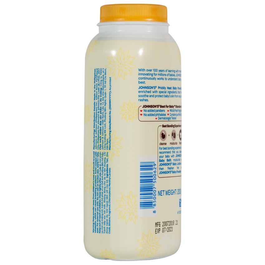Johnson's Prickly Heat Baby Powder 200g | atelier-yuwa.ciao.jp