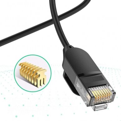 UGREEN CAT 6A UTP Ultra Thin Ethernet Cable OD2.8 RJ45 500MHz Gold-Pla ...