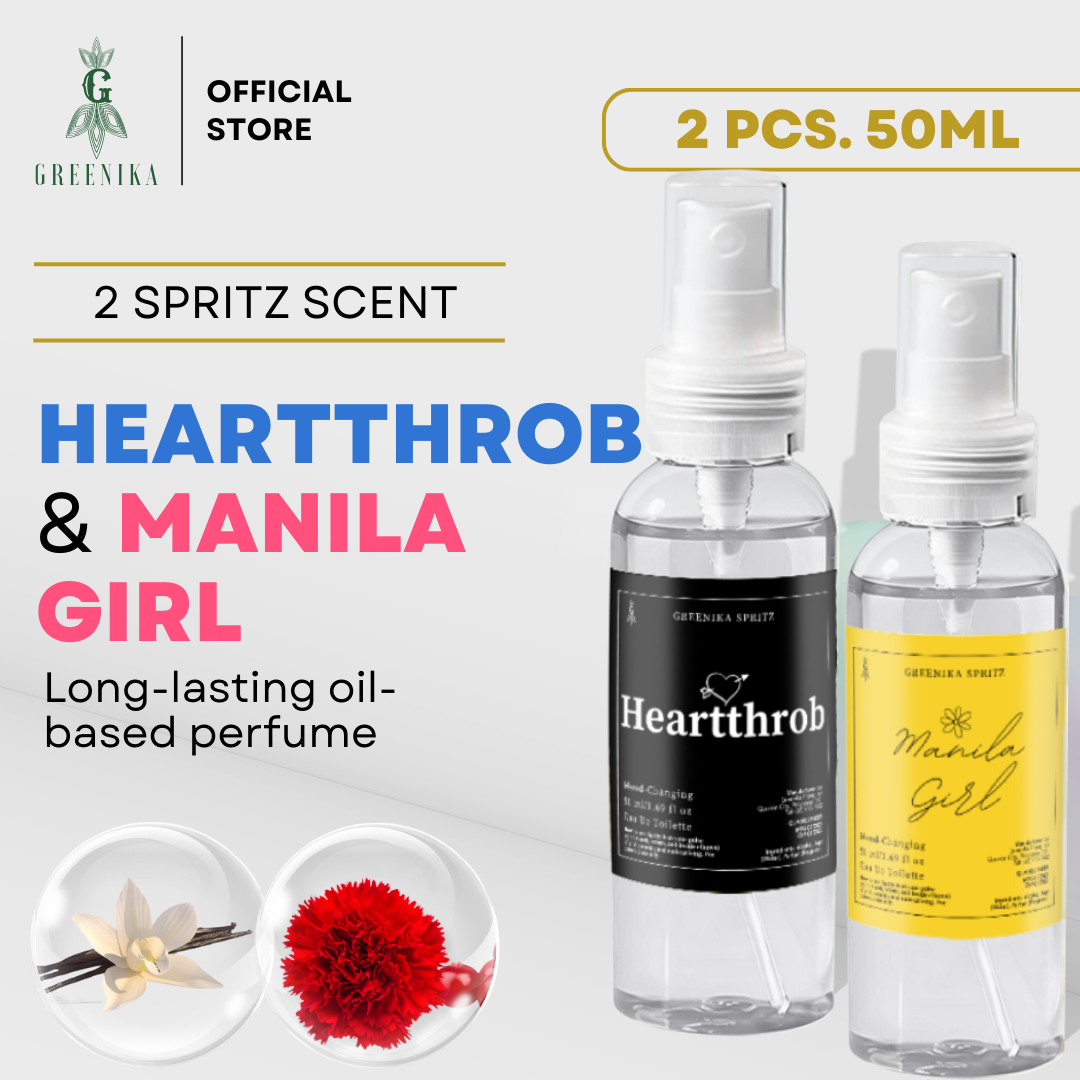 [ 2PCS SPRITZ PERFUME ] GREENIKA SPRITZ Long Lasting Couple Scent ...