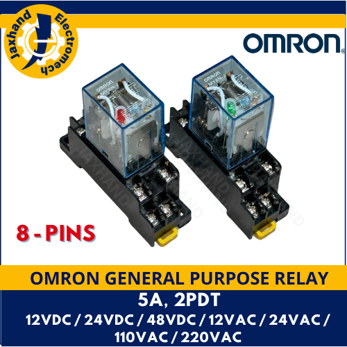 Relay Omron Mk2p-i Mk2p Ac 110v 8 Pin 10a 250vac 1pc Fuse Omron MK2P-I ...