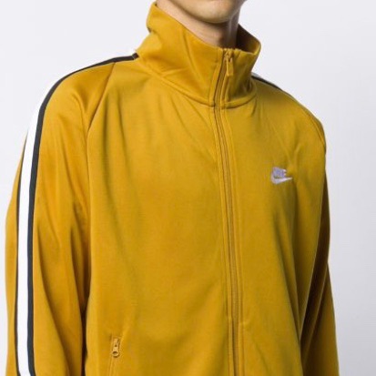 Nike Tribute Logo Track Jacket Gold In Yellow For Men Lyst, 42% OFF