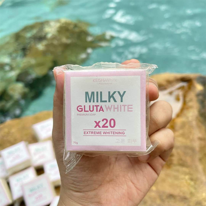 MILKY GLUTA WHITE 70g SOAP Fragrance Free Whitening Soap Travel Size Skin Brightener Normal Skin Moisturizer Safe For Pregnant Women Lazada Lazada PH