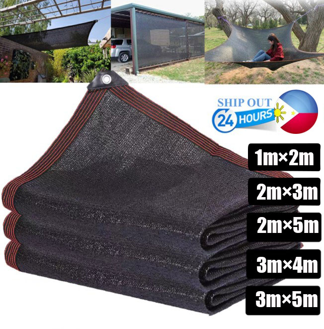 BUY 1 TAKE 1 Sunshade Net Outdoor Garden Black Anti-UV 90% Sunscreen ...