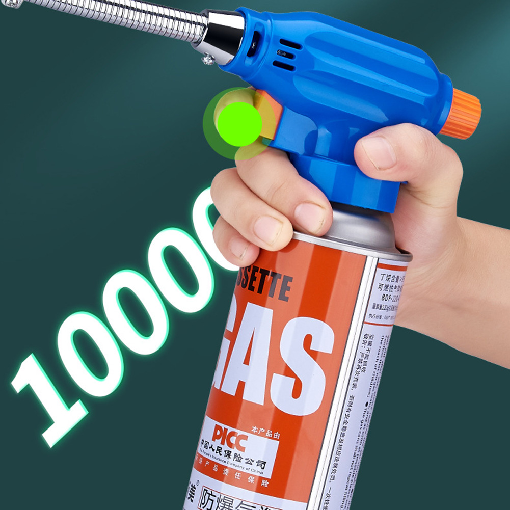 Metal Flame Gun Butane Burner With Hose Spray Head 1300