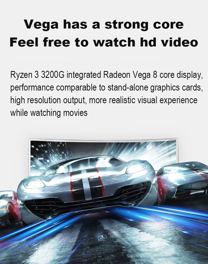 Gaming Desktop Set Ryzen 5 5600G Ryzen 3 3200G With 8G/16G Memory 120G ...