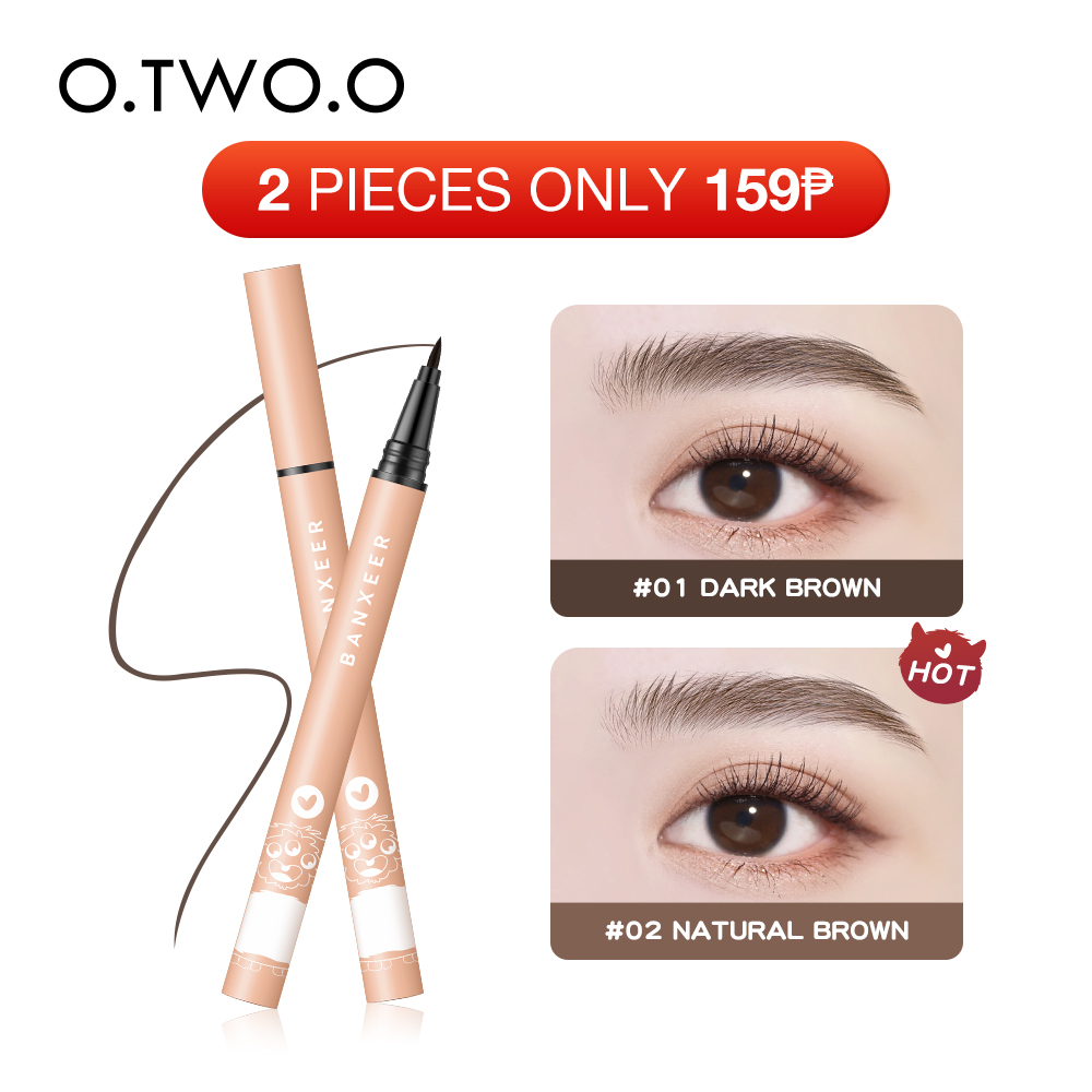 BANXEER Smart Monster Liquid Eyebrow Pencil 2 Colors Waterproof Not ...