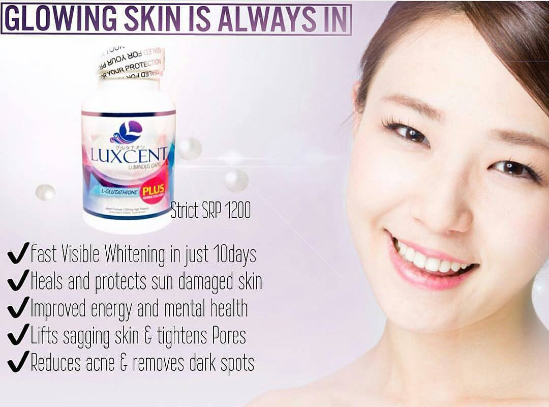 Pure Beauty Collagen PBC Powder Drink 100 grams and LUXCENT White 60 ...