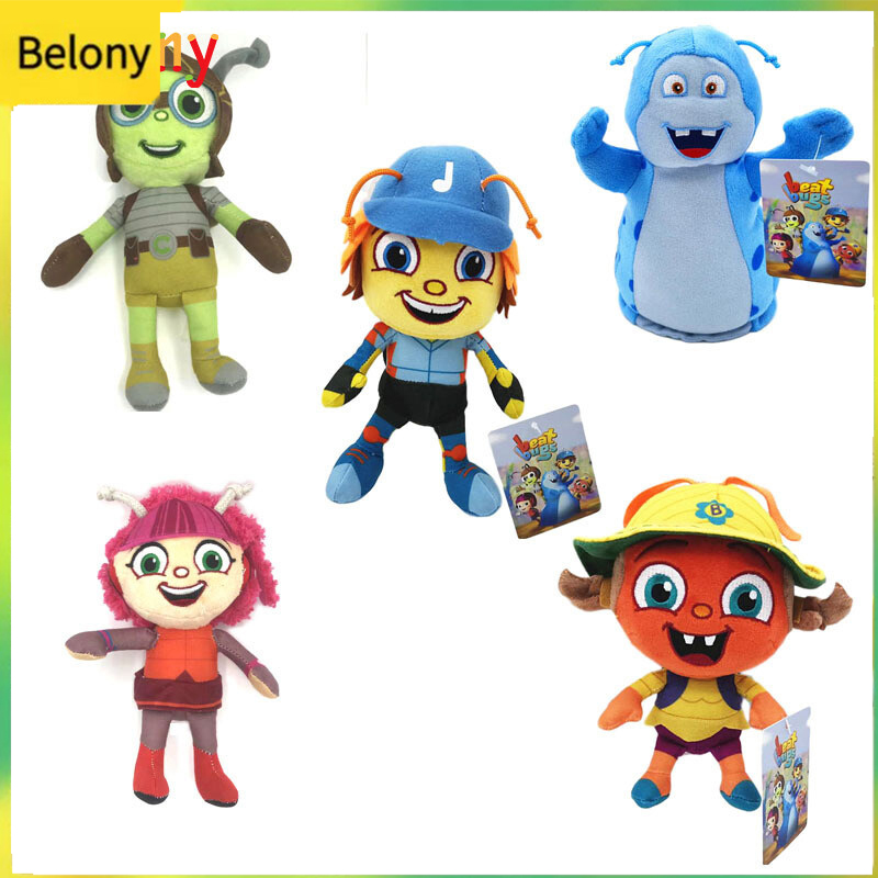 Cartoon Beat Bugs Plush Toy Crick Jay Buzz Kumi Original Soft Stuffed ...