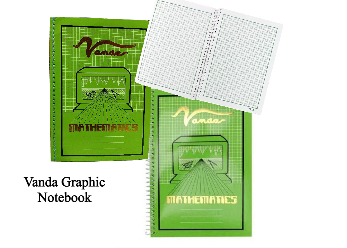 Shop Vanda Graphing Notebook online | Vanda Math Notebook | Graphing ...