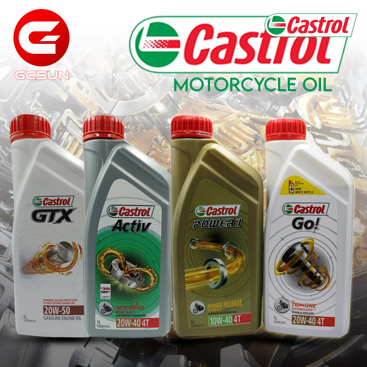 Shop Castrol Fully Synthetic Motorcycle Oil online | Lazada.com.ph