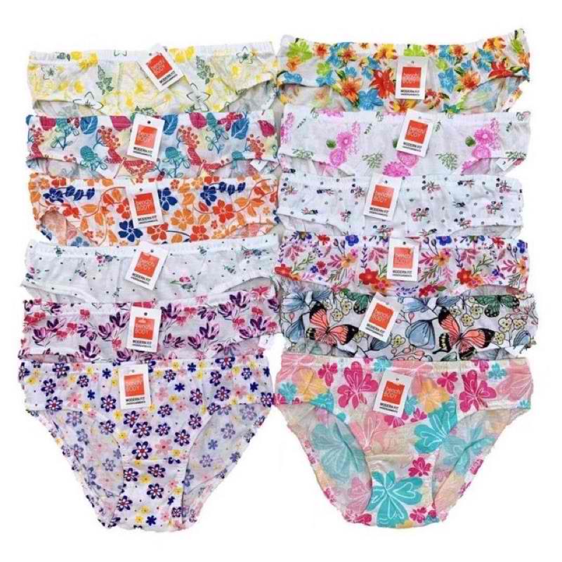 12pcs 03 B Panty Womens Underwer Cotton