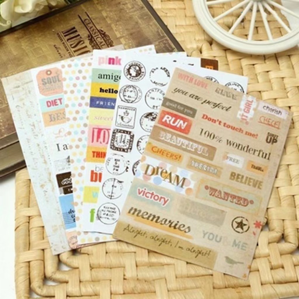 Shop Vintage Letter Stickers with great discounts and prices online ...