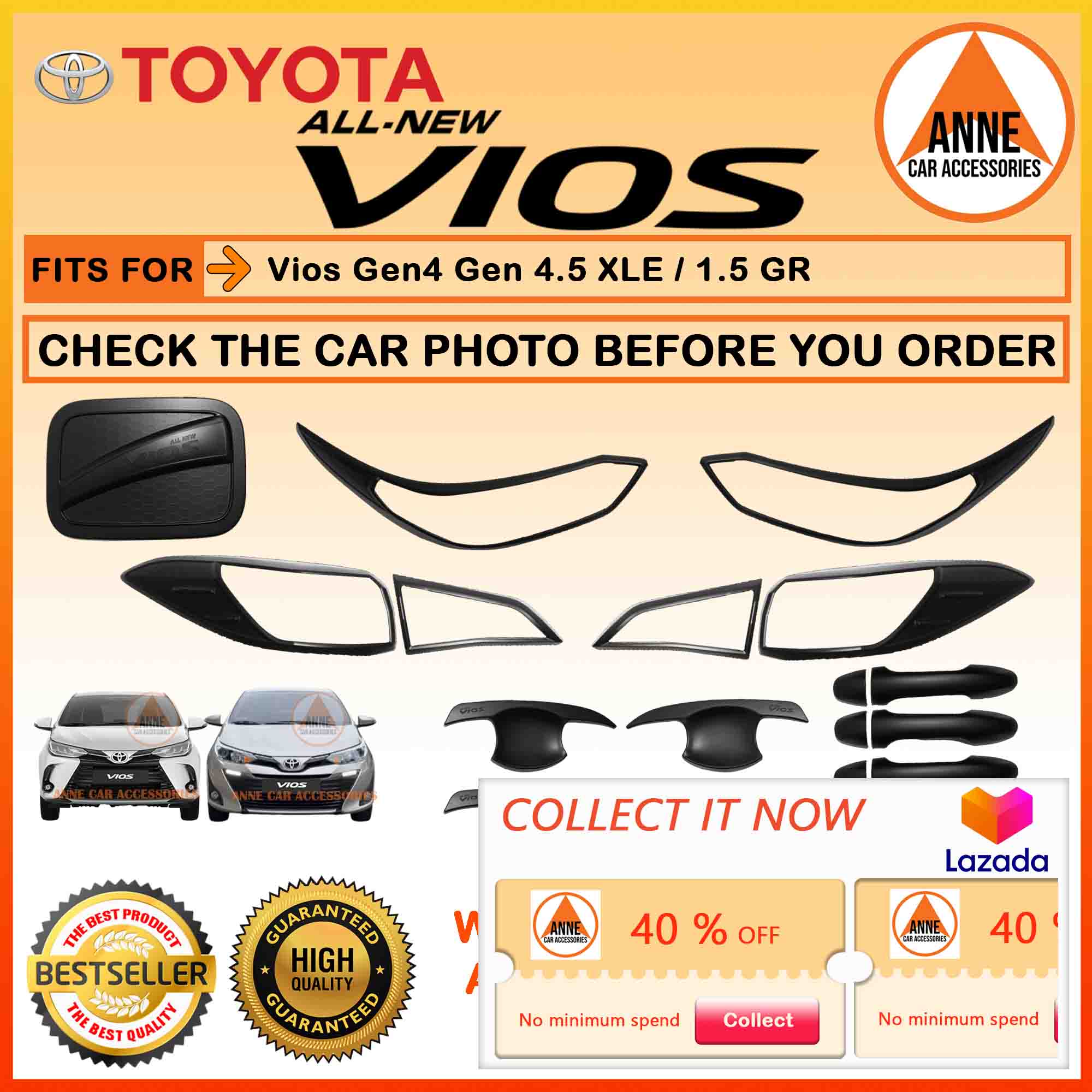 Shop Body Parts Toyota Vios 2021 with great discounts and prices online ...