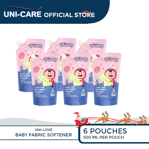UniLove Baby Fabric Softener 500ml Pack of 6