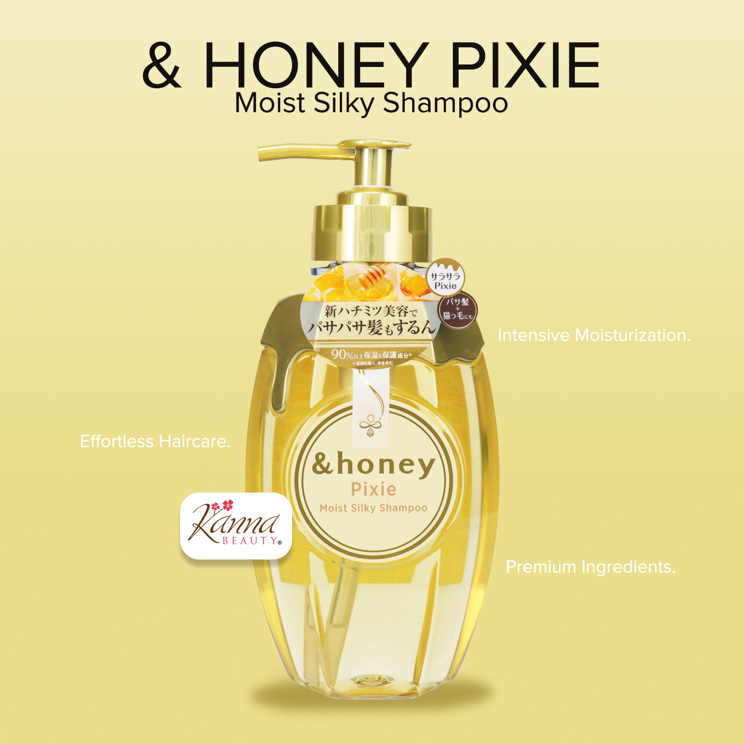 & Honey Pixie Moist Silky Shampoo | Intensive Moisturization | Effortless Haircare | Premium ...