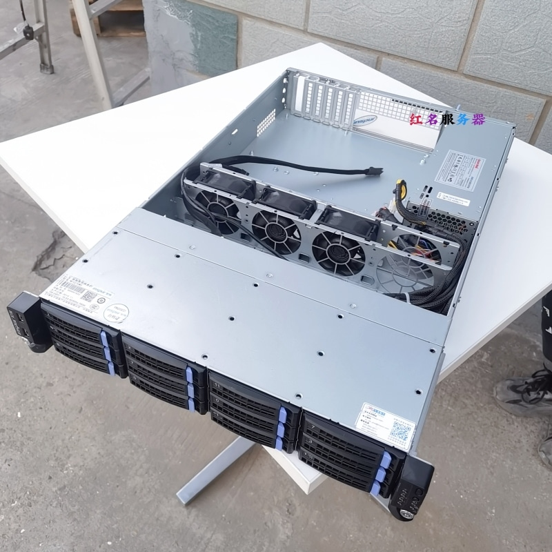 Supermicro 2U 8 12-bay server NAS chassis 3.5 inch hot-swappable E-ATX ...