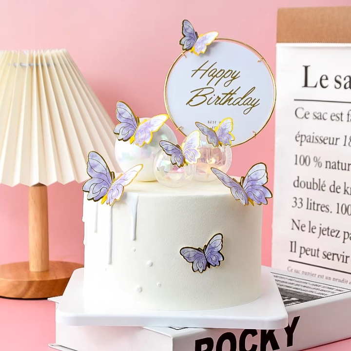 Shop Cake Topper Butterfly Gold with great discounts and prices online ...