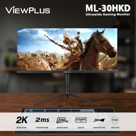 Netcodex.ph: ViewPlus 30” 2K Ultrawide Monitor ML-30HKD IPS HDMI/DP ...