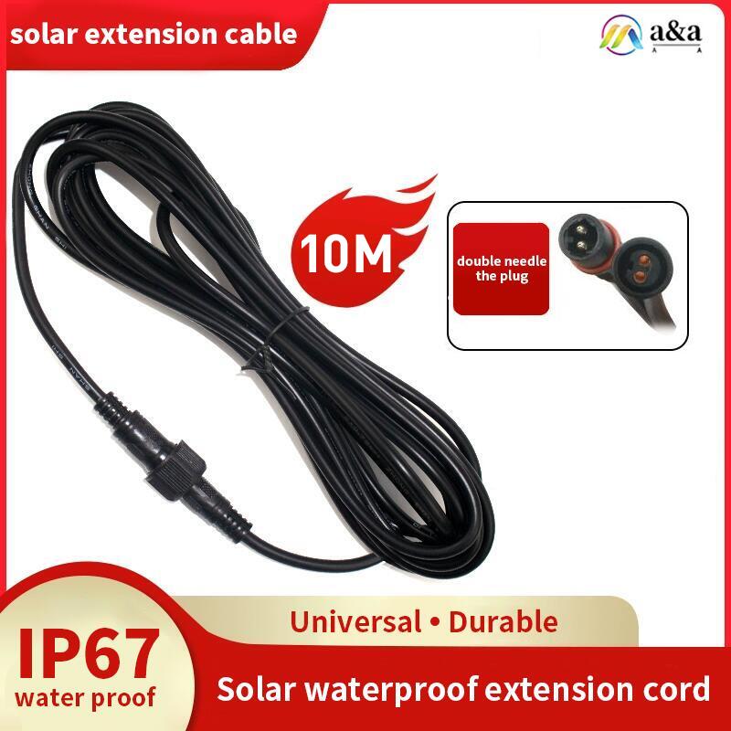 Shop Solar Light Extension Cable 5m 10m Power Cord Solar Powered ...