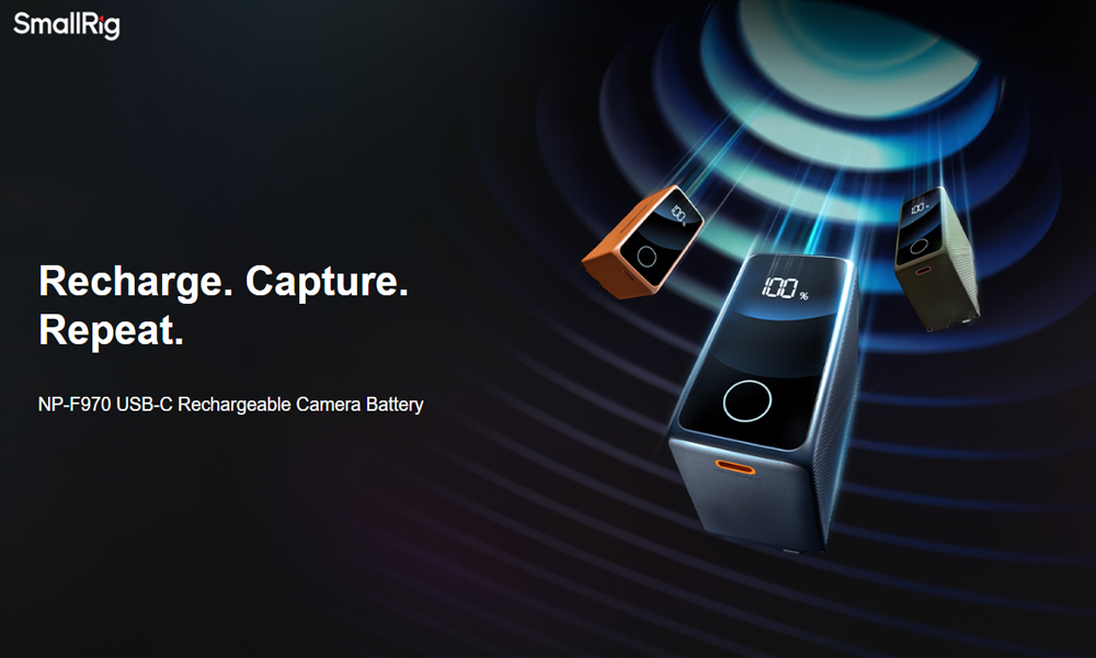 SmallRig L-Series NP-F970 Rechargeable Battery Pack 10500mAh with USB ...