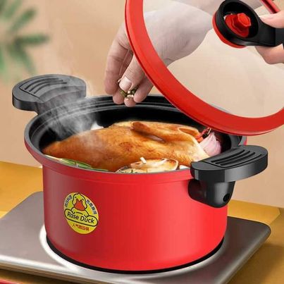 Micro Pressure Cooker 3.5L/5.5L/6L/7L New Stew Pot Non-Stick Pot ...