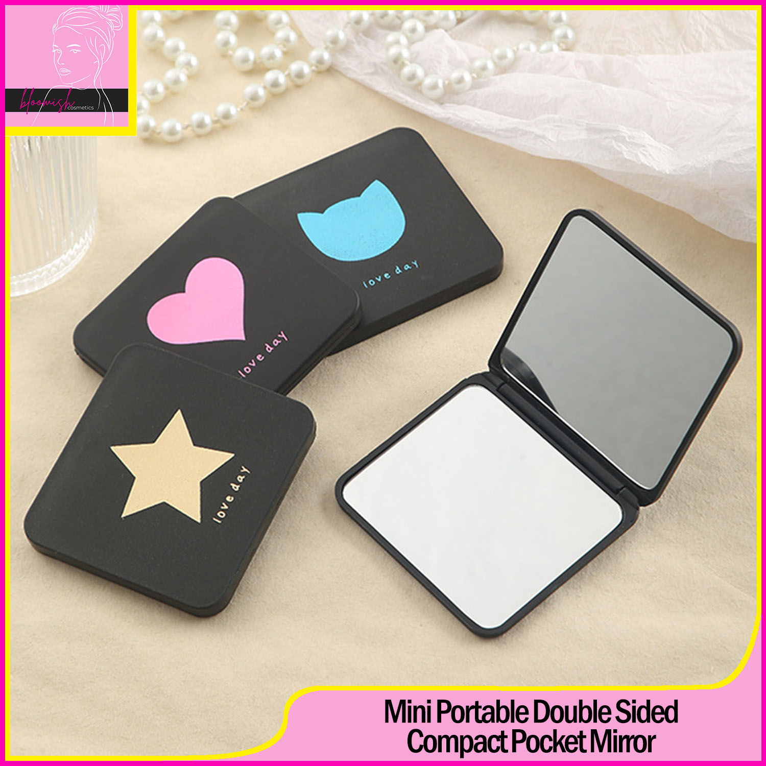 Shop Mirror Small Size With Frame online | Lazada.com.ph