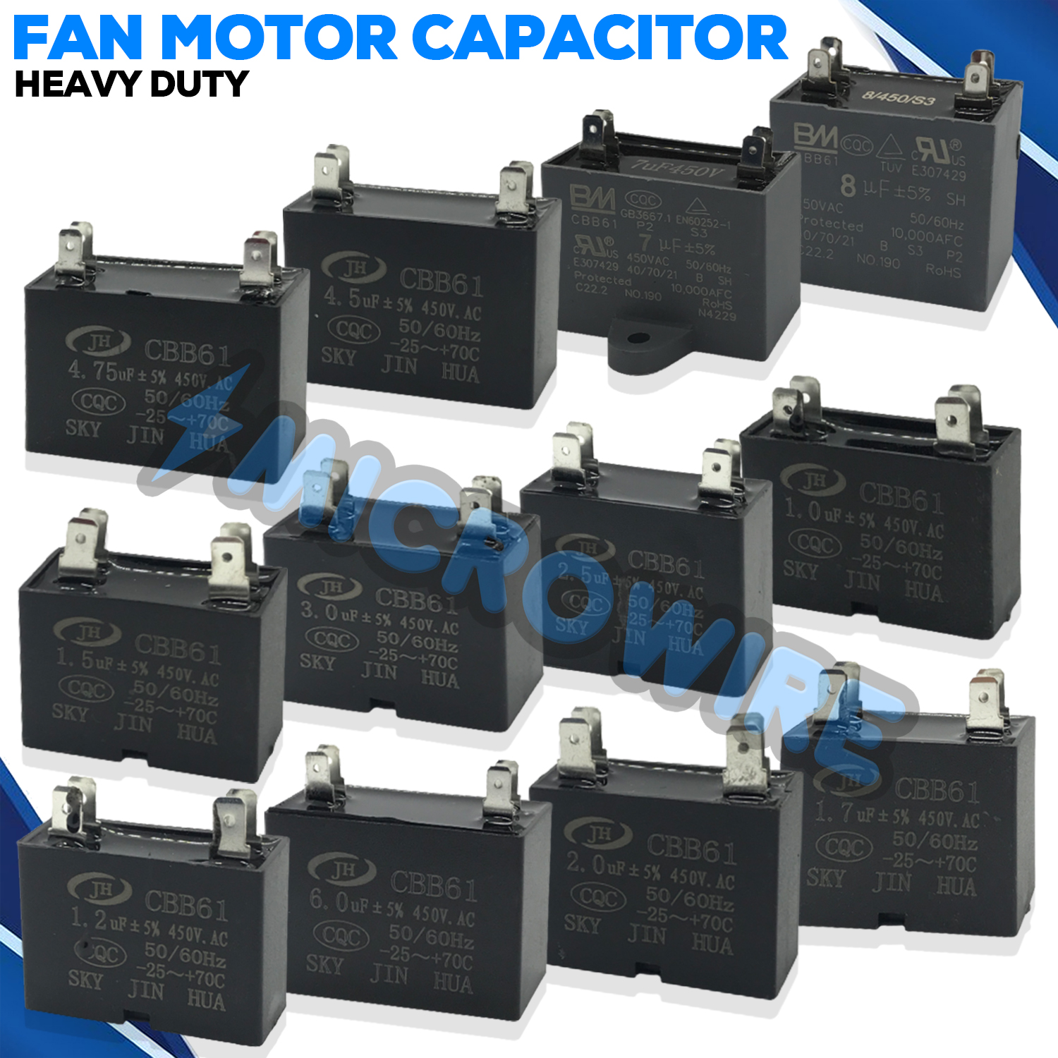 Buy 5uf 450v Capacitor online | Lazada.com.ph