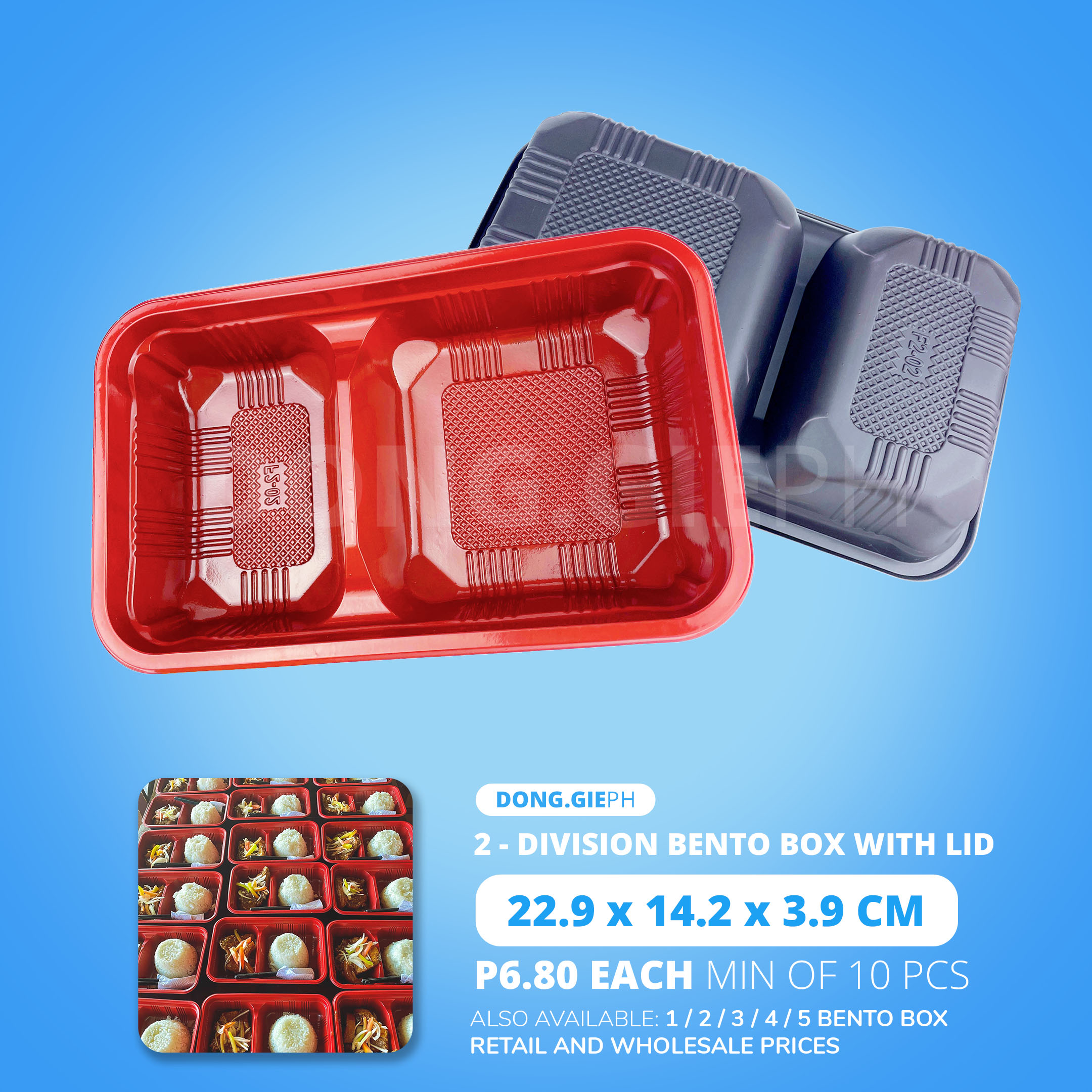 Shop Bento Box Disposable 3 Division online | Lazada.com.ph