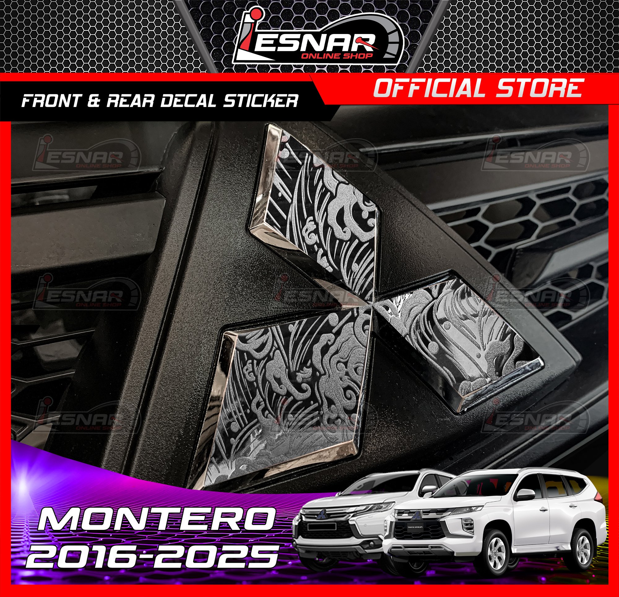 Mitsubishi Montero Sport Foer Logo Decal
