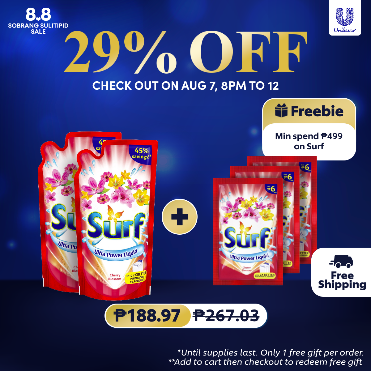 Buy Unilever Official Store Surf online | Lazada.com.ph