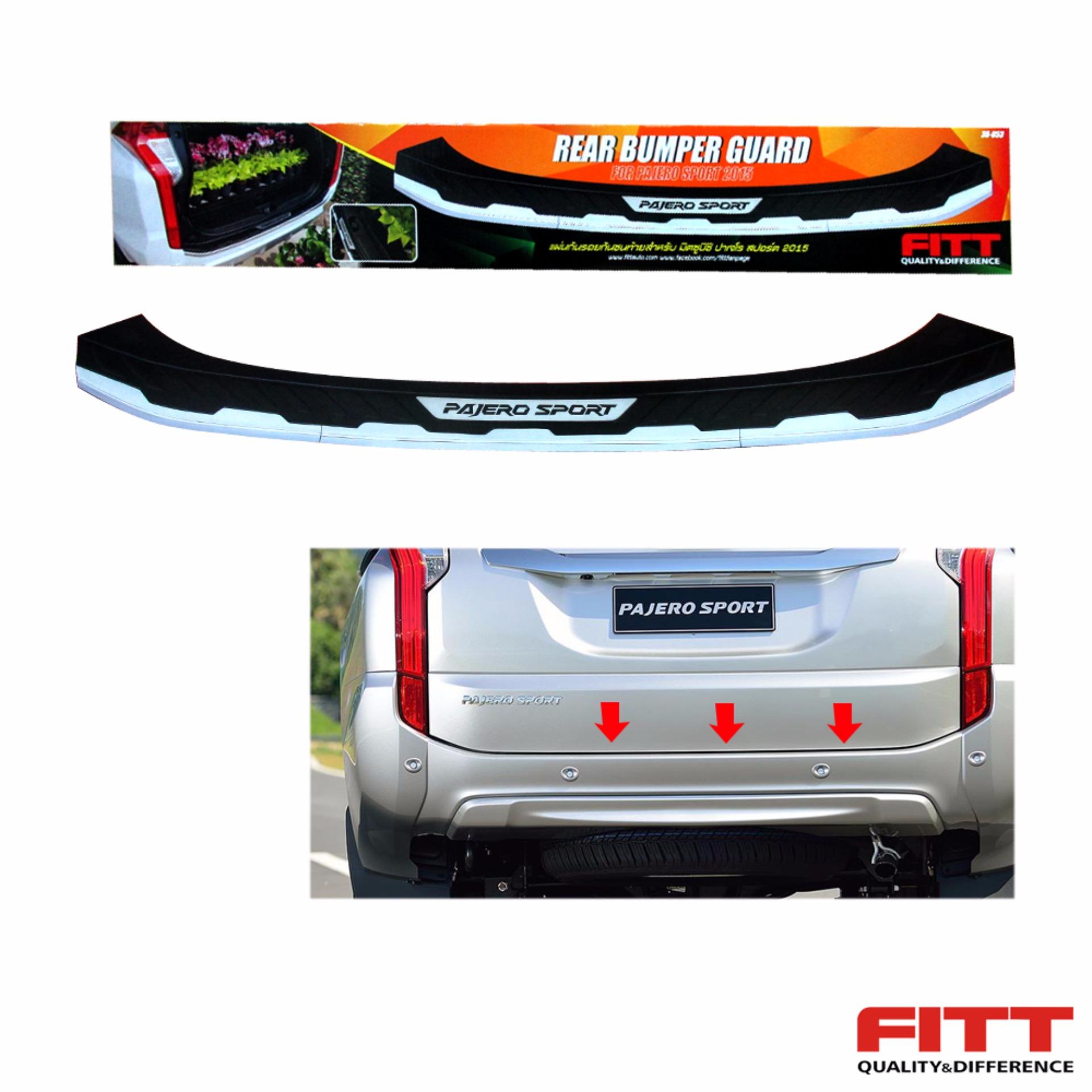 fitt-rear-bumper-guard-chromeblack-4-pcsset-38-053-formitsubishi ...