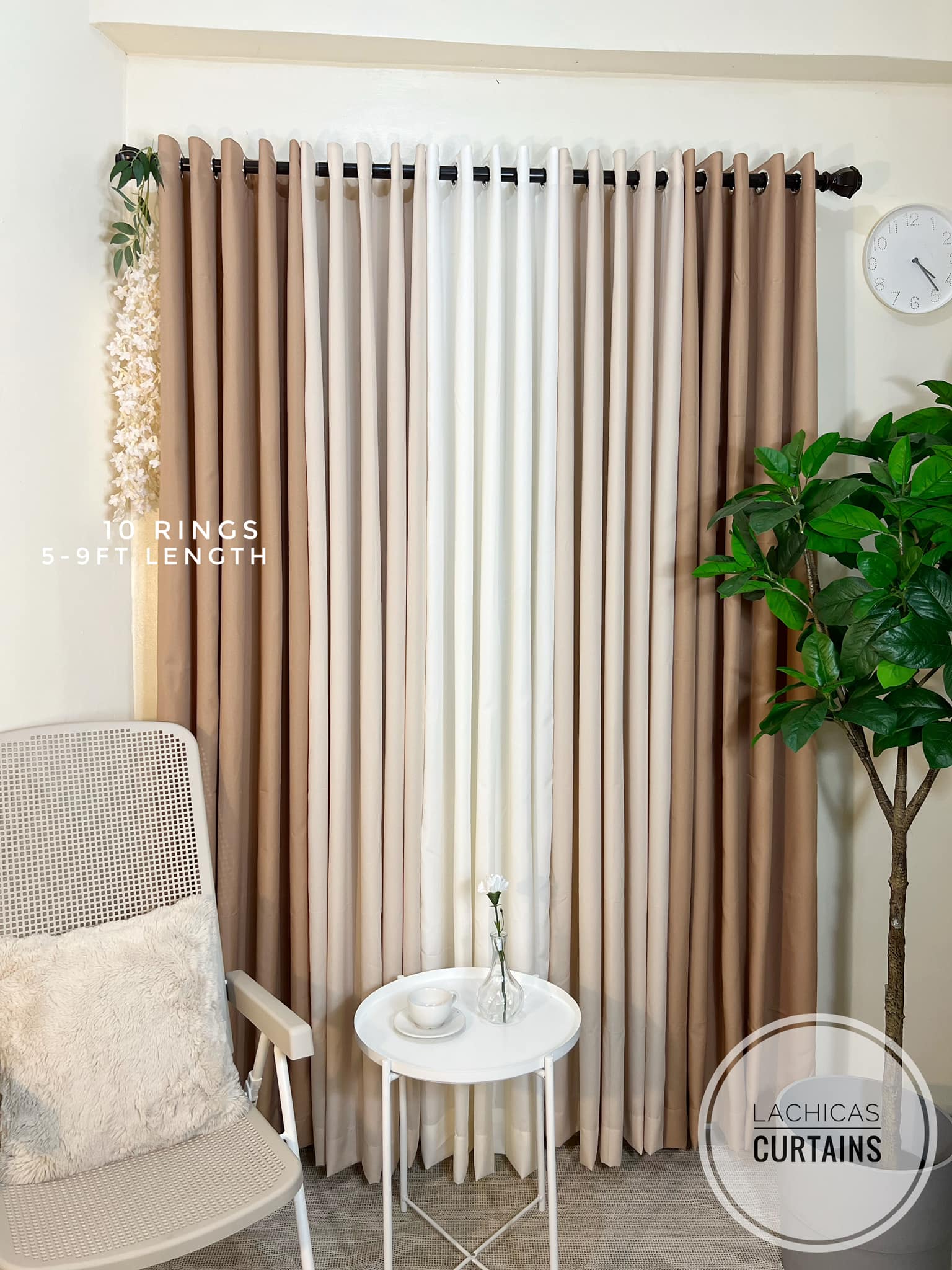 Shop 5 In 1 Ring Curtains online | Lazada.com.ph