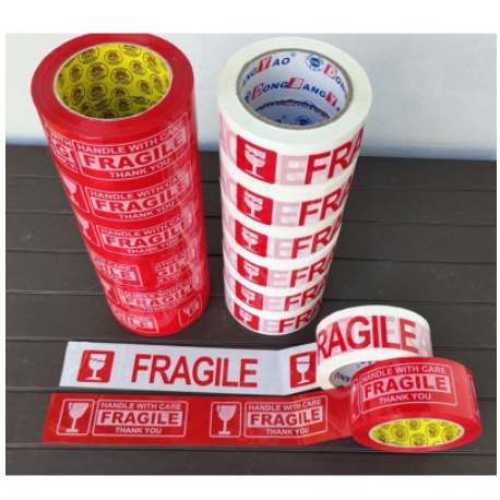 Clear packing tape Fragile Tapes Warning Packing Shipping Label ...