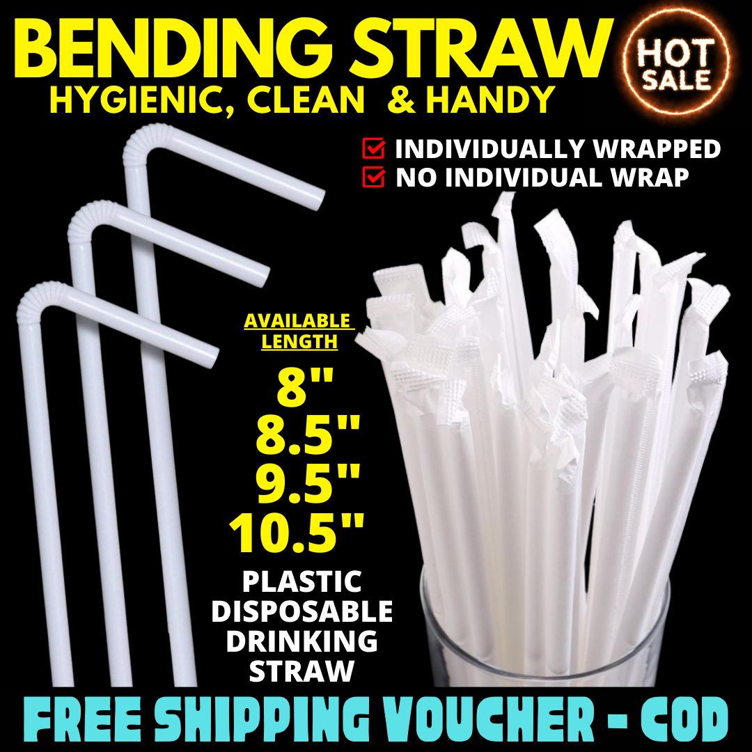 Shop Bending Straw With Wrap online | Lazada.com.ph