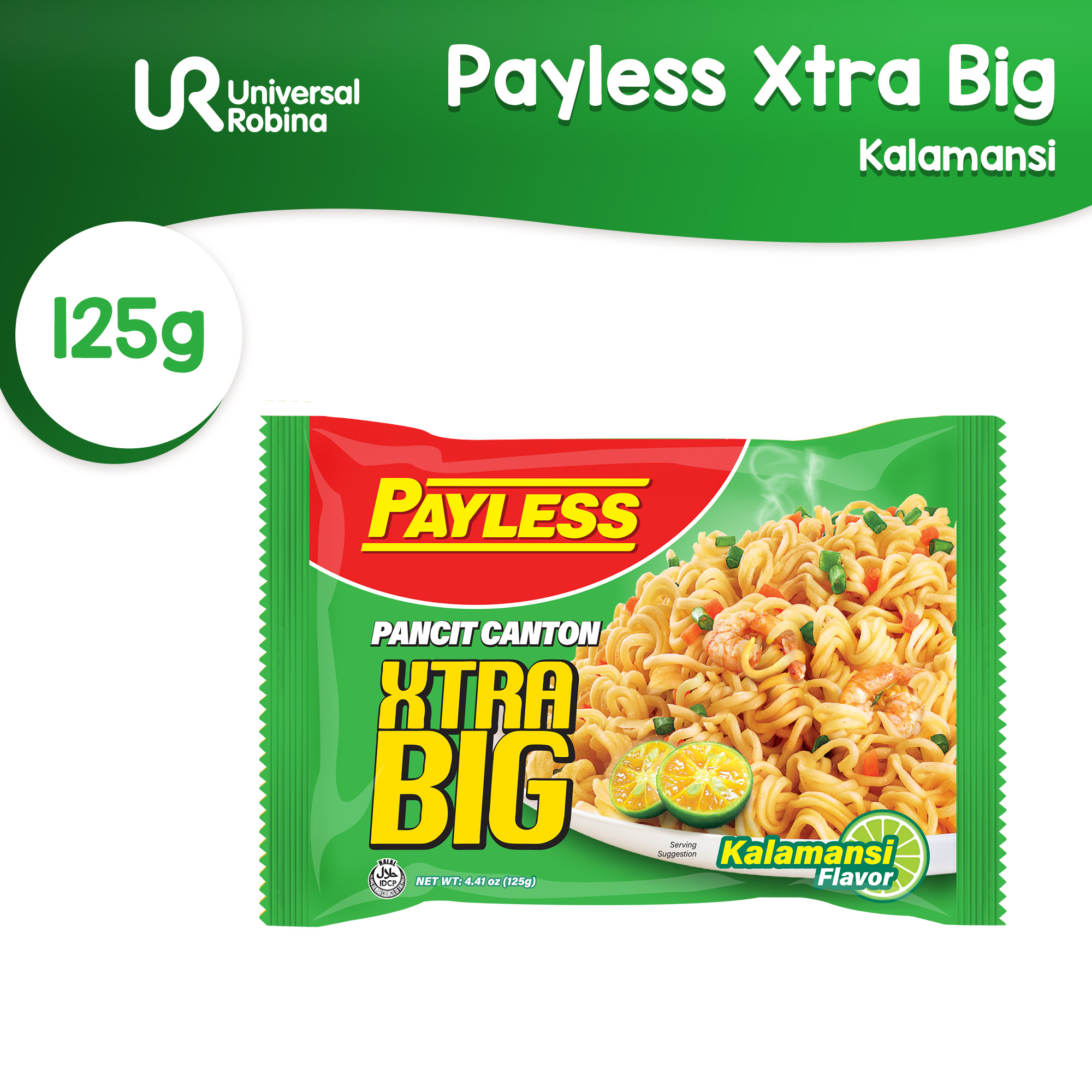 Payless Xtra Big Pancit Canton Kalamansi (125g)