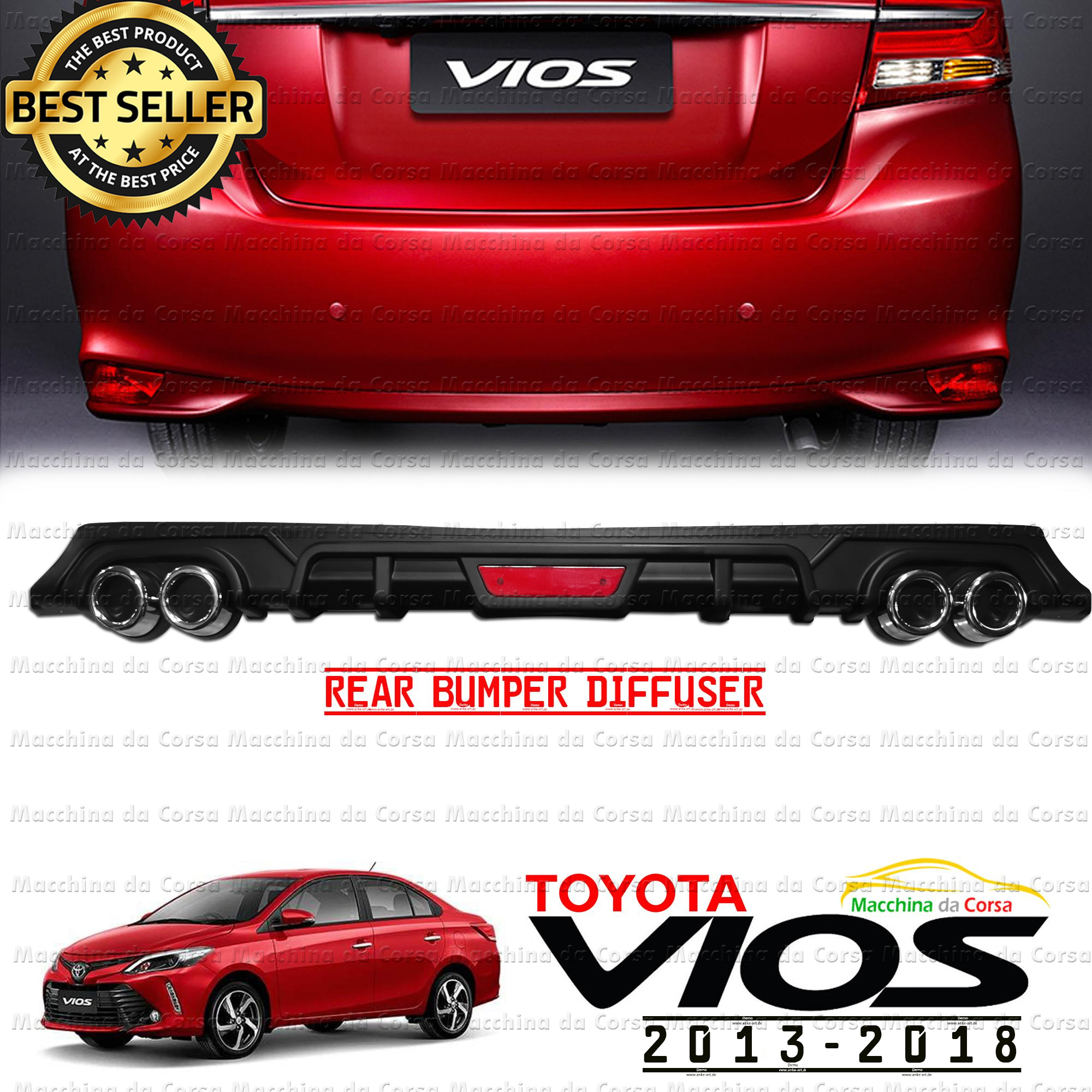 Shop Toyota Vios Rear Bumper online Lazada .ph