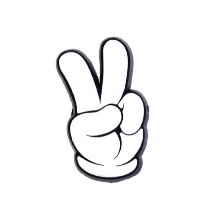 Mickey Mouse Hands Peace