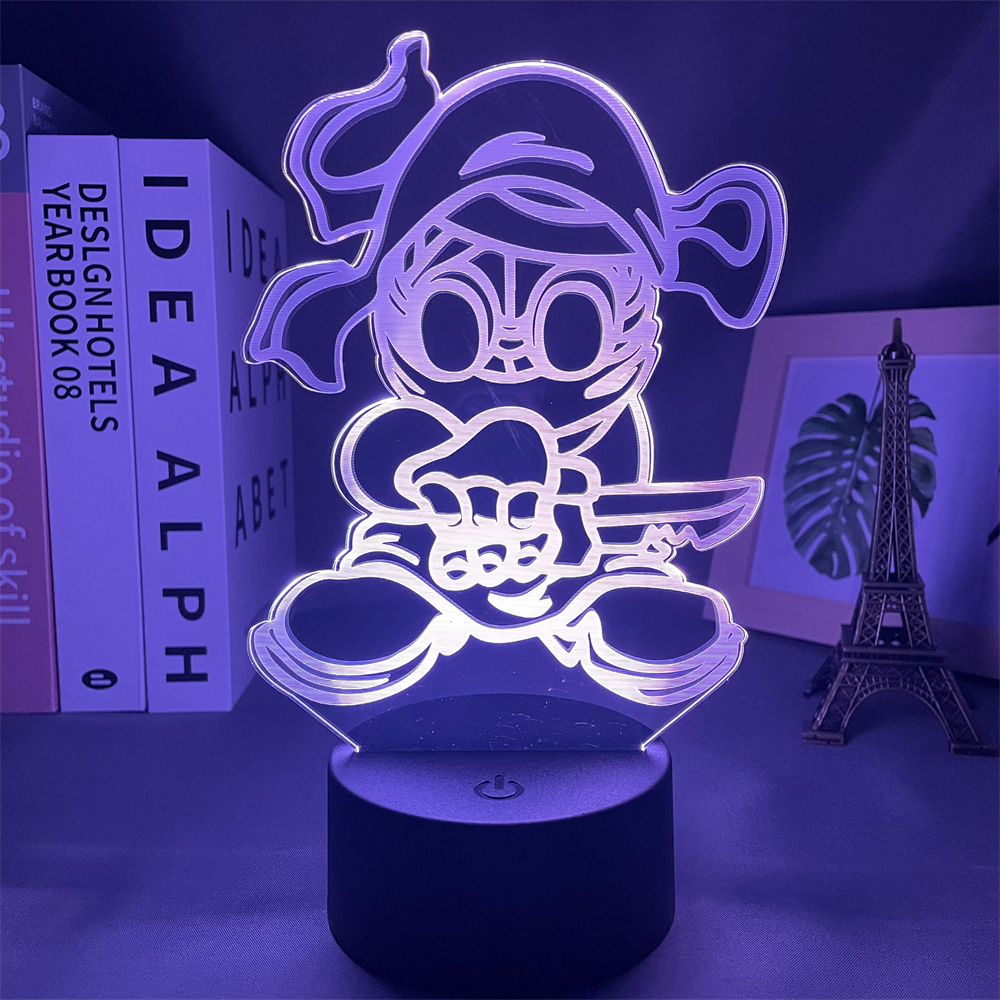 Game Friday Night Funkin Figure Tabi 3d Led Lamp Rgb Night Light ...